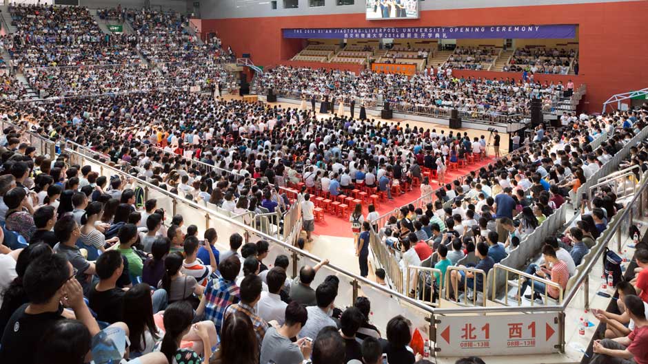 XJTLU opening ceremony welcomes over 3,600 new students | News | Xi'an Jiaotong-Liverpool ...